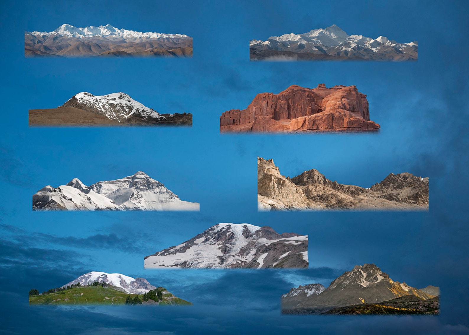 Mountain Overlays - Etsy