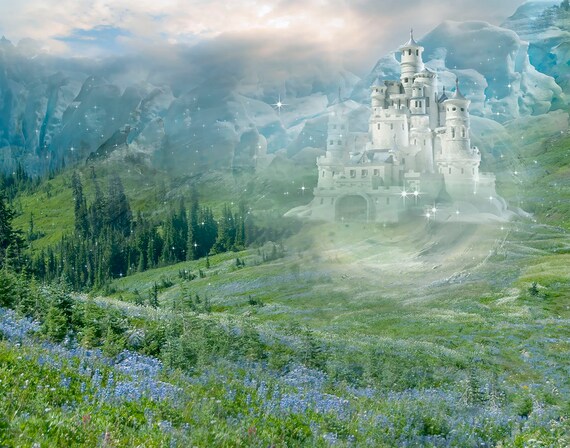 Castle Background - Etsy
