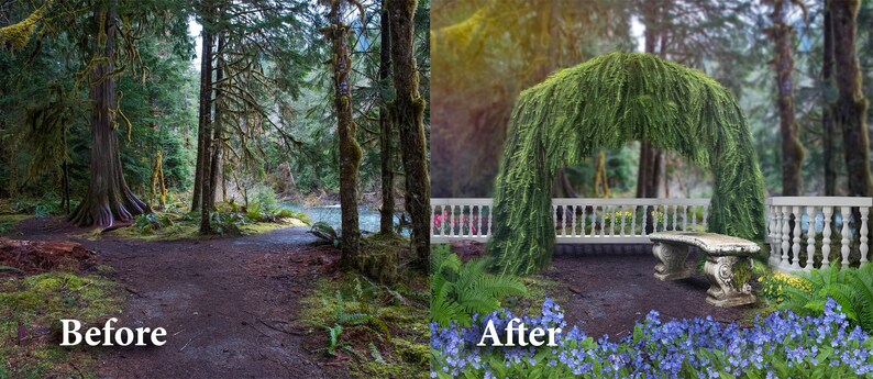 Garden Overlay Pack | Etsy