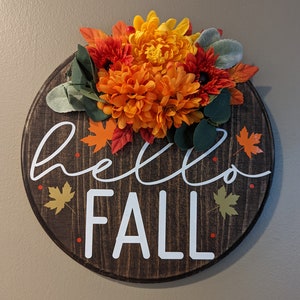 Fall & Halloween Themed Wooden Rounds - Etsy