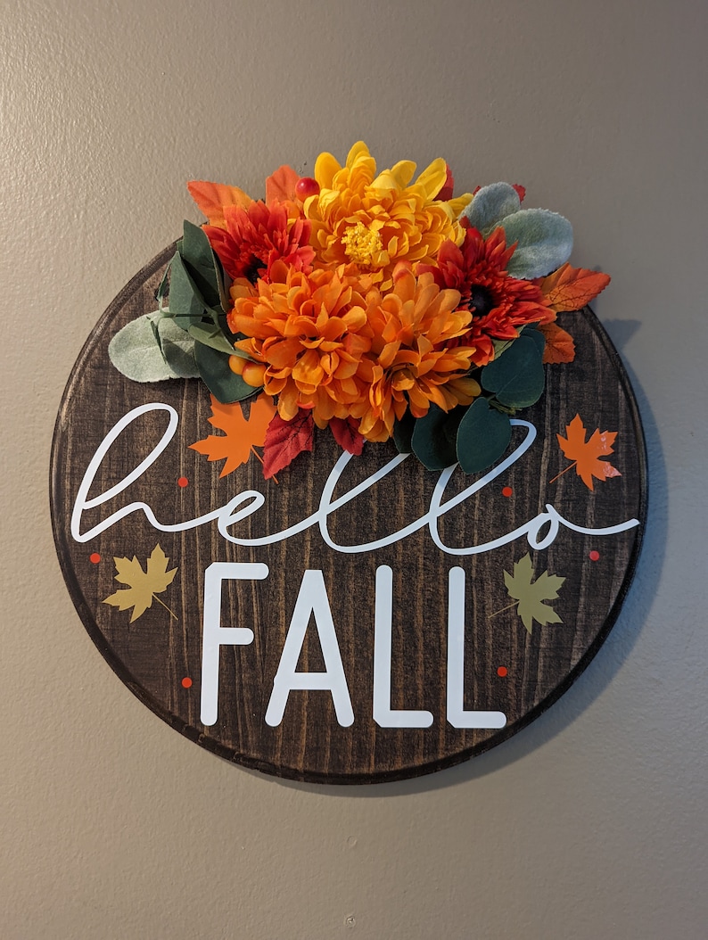 Fall & Halloween Themed Wooden Rounds - Etsy