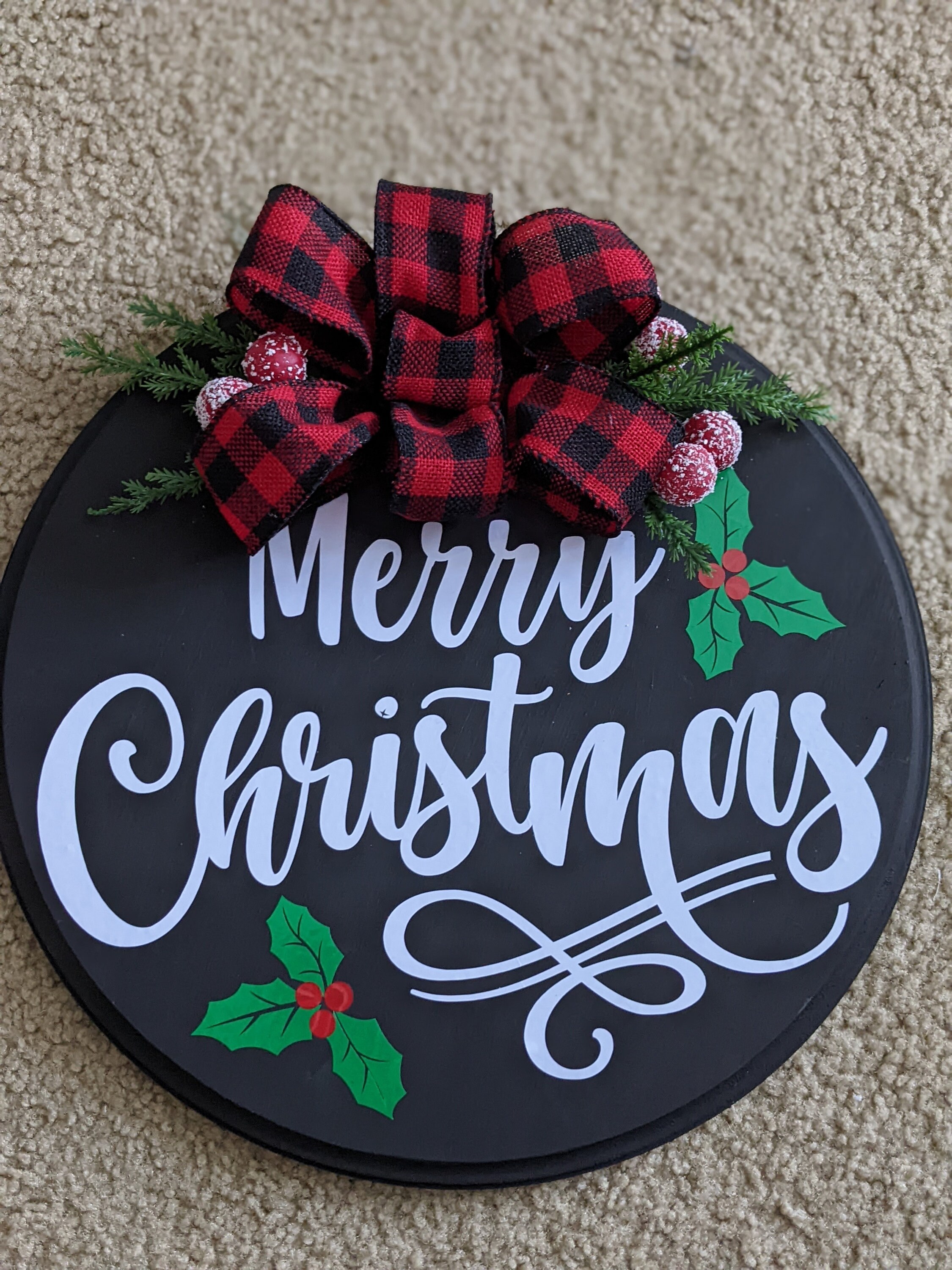 Wooden Christmas Rounds - Etsy