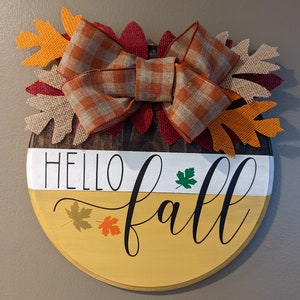 Fall & Halloween Themed Wooden Rounds - Etsy