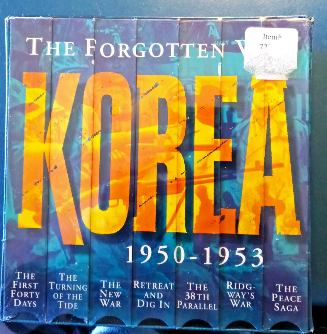 Korea the Forgotten War VHS 7 Tape Box Set New Sealed Rare - Etsy Canada