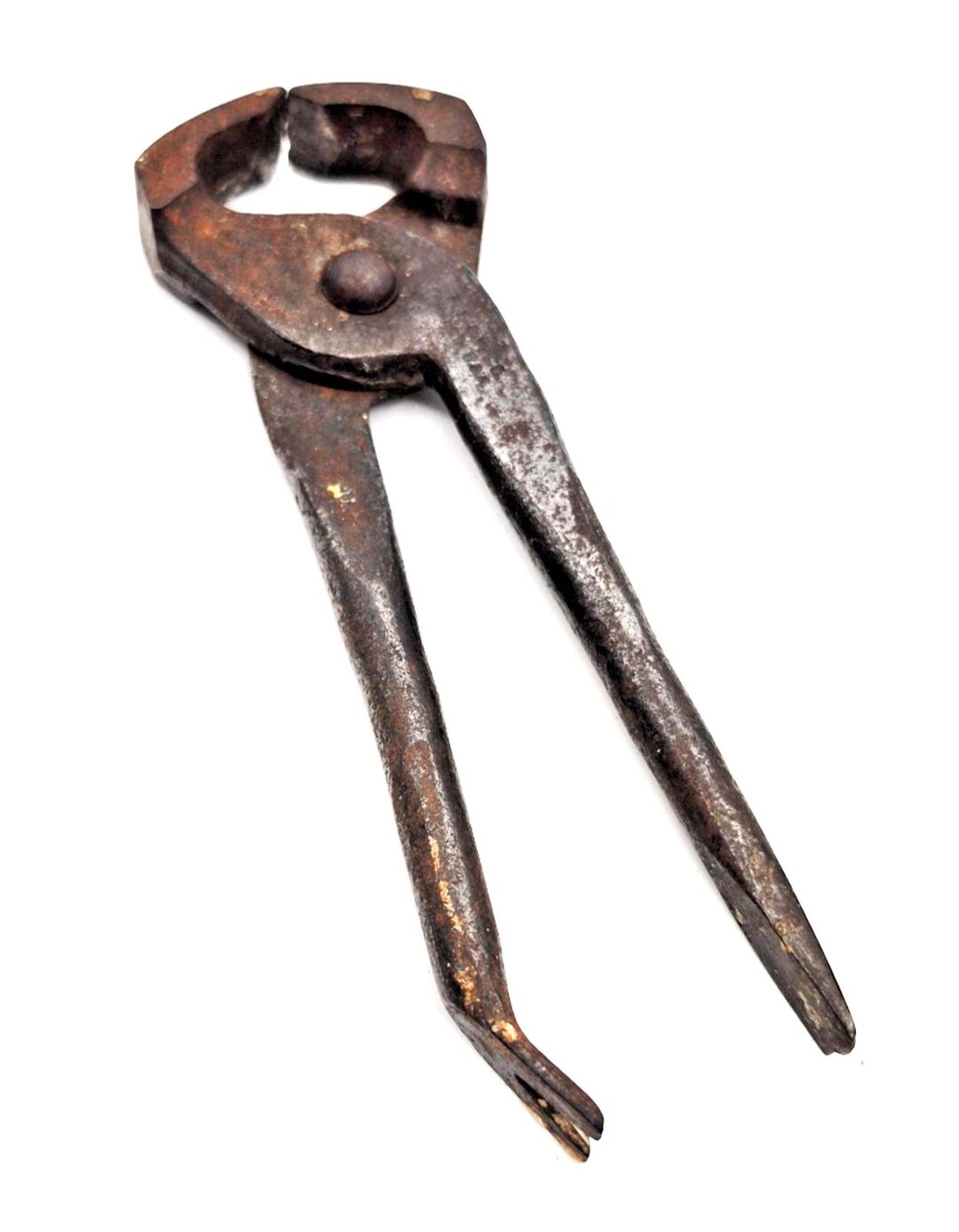 Vintage PS & W Blacksmith Farrier Claw Nail Pullers Pliers 6 " Long ...