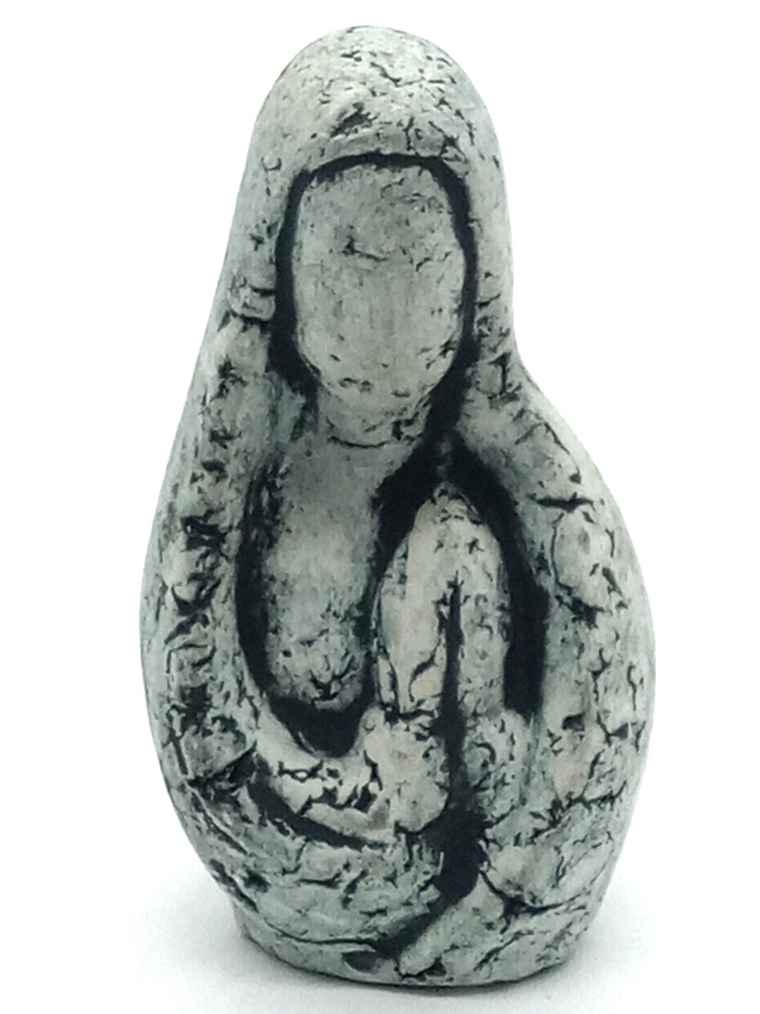 Shapes of Clay Pottery Madonna Figurine Stan Langtwait Made With Mount ...