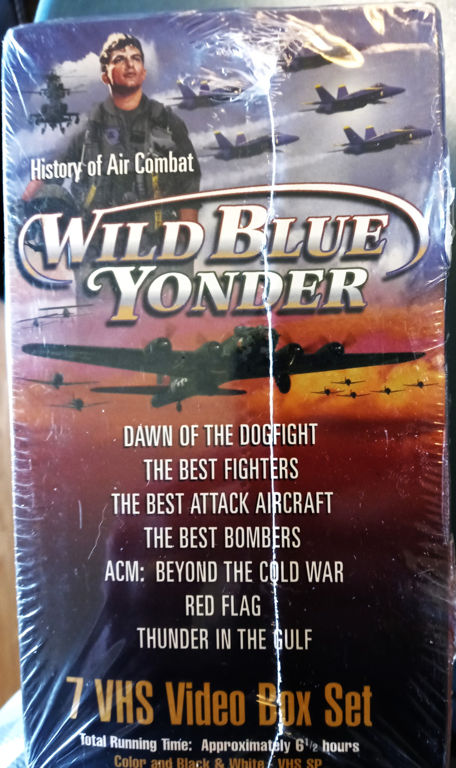 History of Air Combat: VHS Video Box Set Wild Blue Yonder Seven Tapes ...