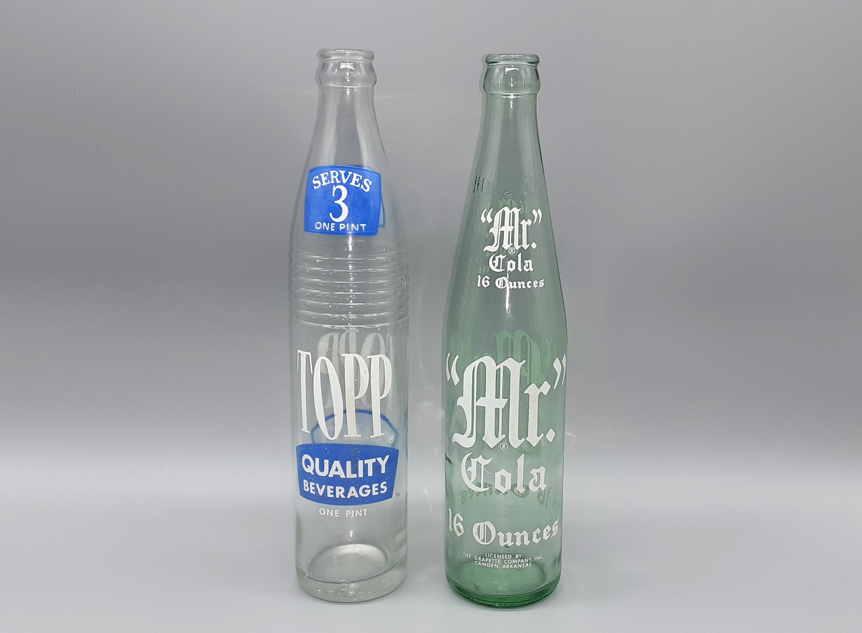 Rare Soda Pop Bottles Topp Quality Beverages & mr Cola - Etsy