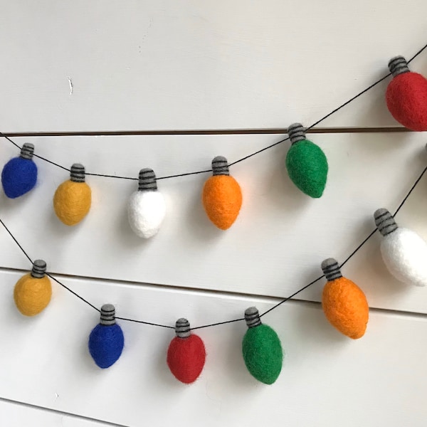 Light Bulb Garland - Etsy