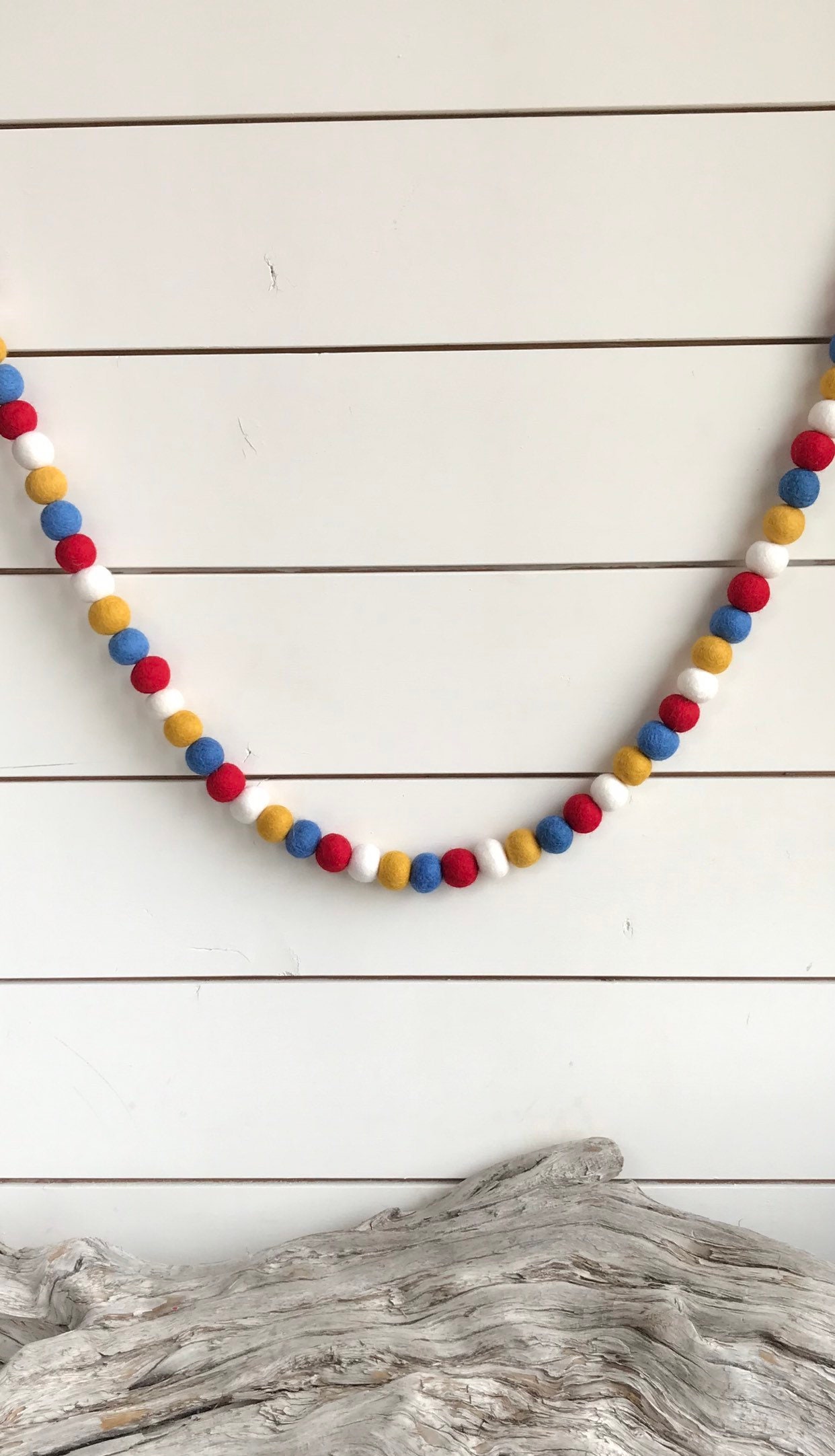 Star Spangled Banner 2cm Felt Ball Garland or Loose Pack | Etsy