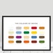 The Colours of Manchester Print / Manchester Paint Chart / Manchester ...