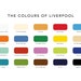 The Colours of Liverpool Print / Liverpool Paint Chart / Liverpool Home ...