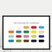 The Colours of Liverpool Print / Liverpool Paint Chart / Liverpool Home ...