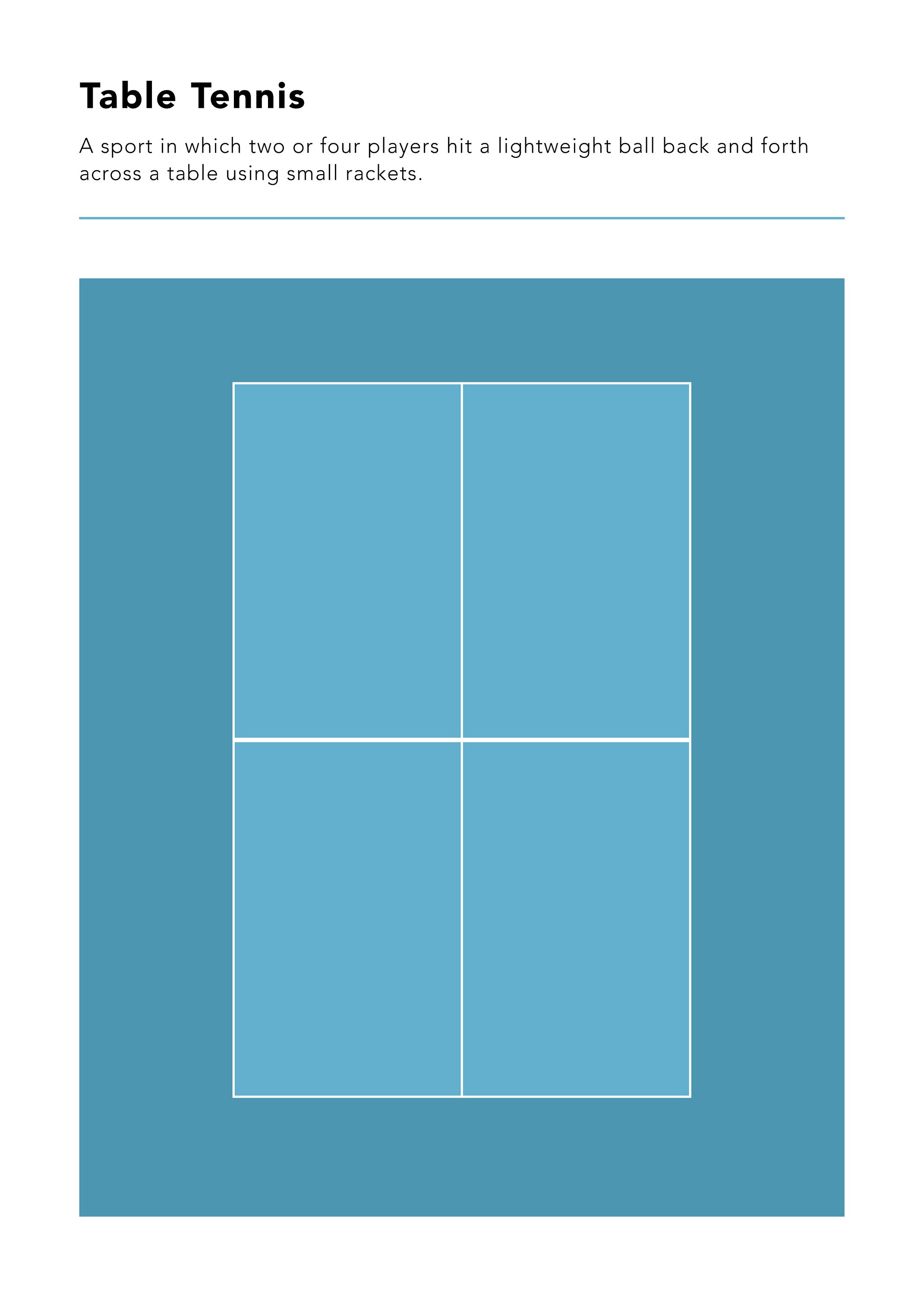Table Tennis Poster / Table Tennis Print / Table Tennis Definition ...