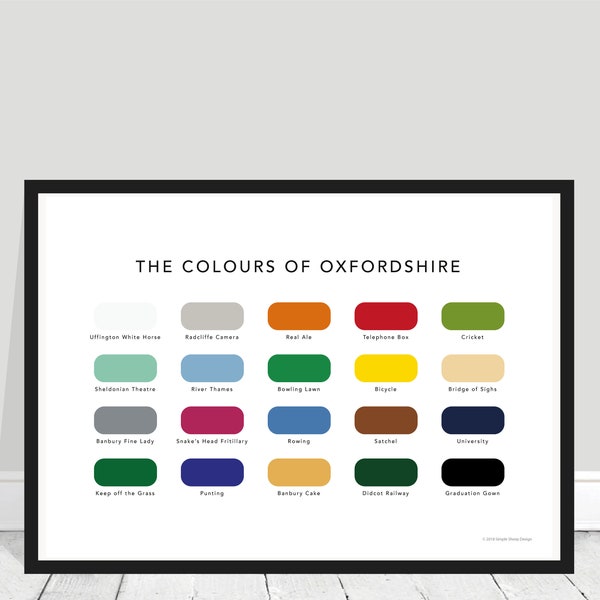 Color Chart - Etsy UK