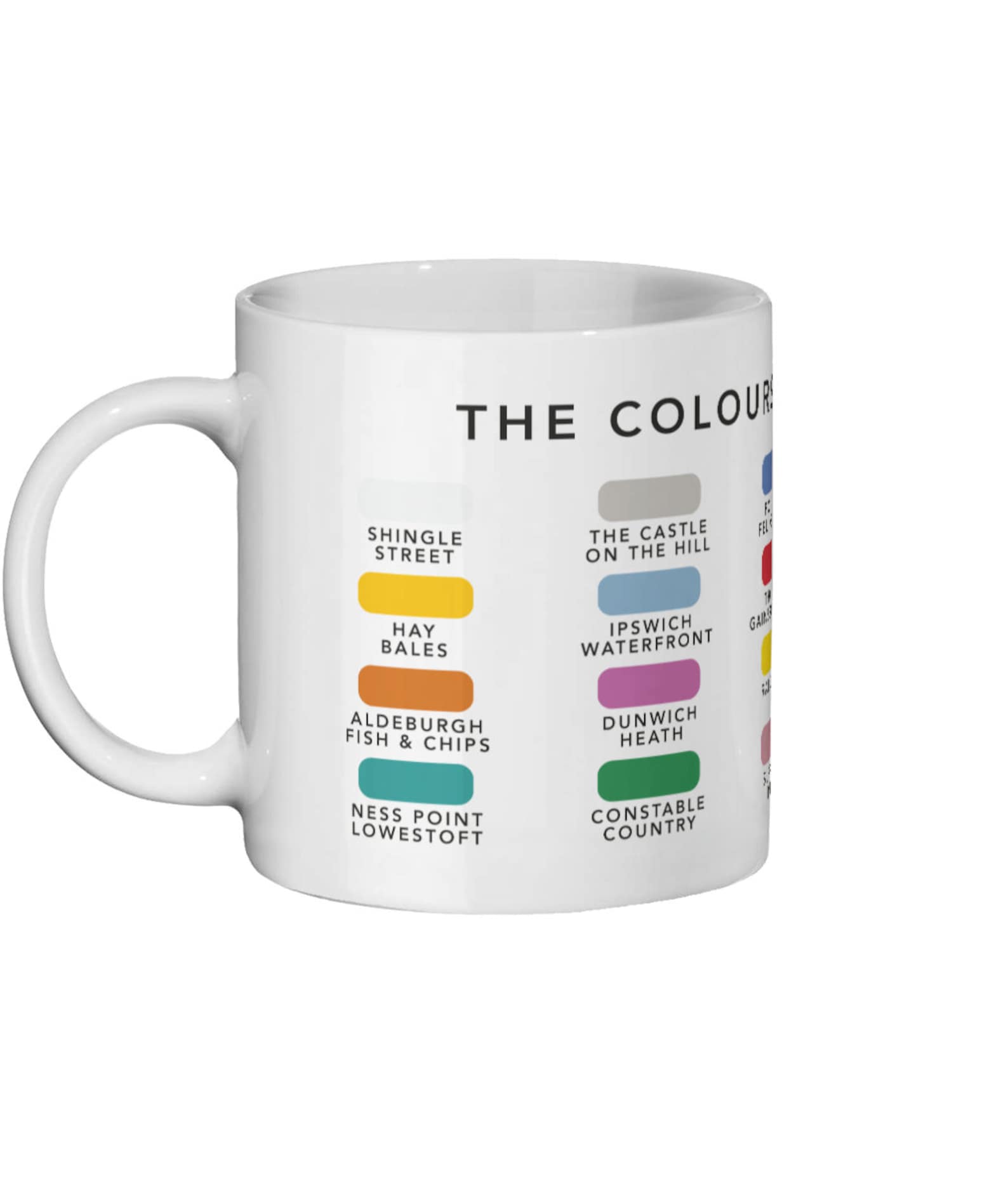 Colours of Suffolk Ceramic Mug / Suffolk Colours Mug / Suffolk Mug ...