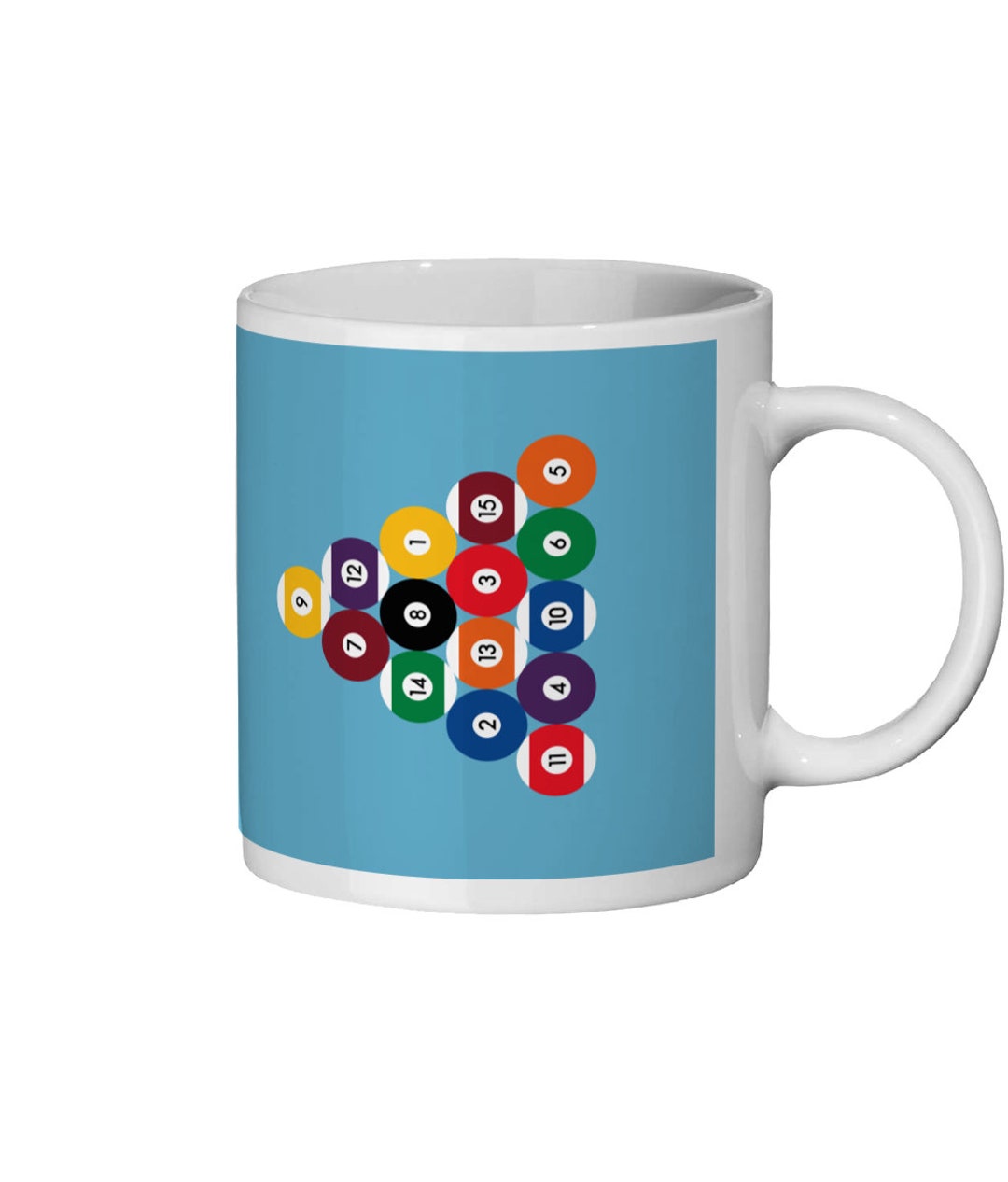 American Pool Mug / Pool Mug / 8 Ball Mug / American Pool Gift / Pool ...