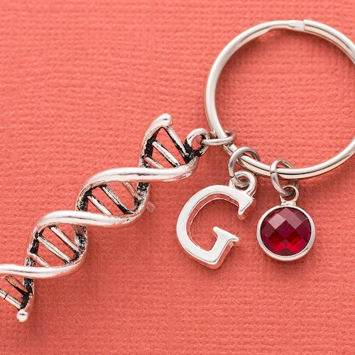 DNA Molecule Double Helix Keychain Science Keychain - Etsy