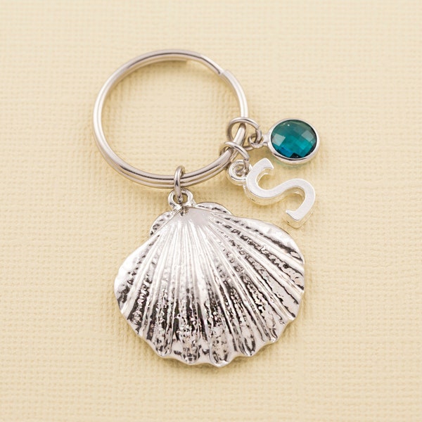 Sea Shell Keychain - Etsy