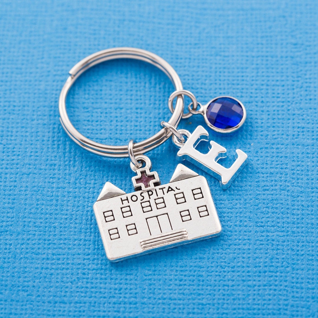 Personalized Hospital Keyring, Medic Keychain, Gift for Nurse, for ...