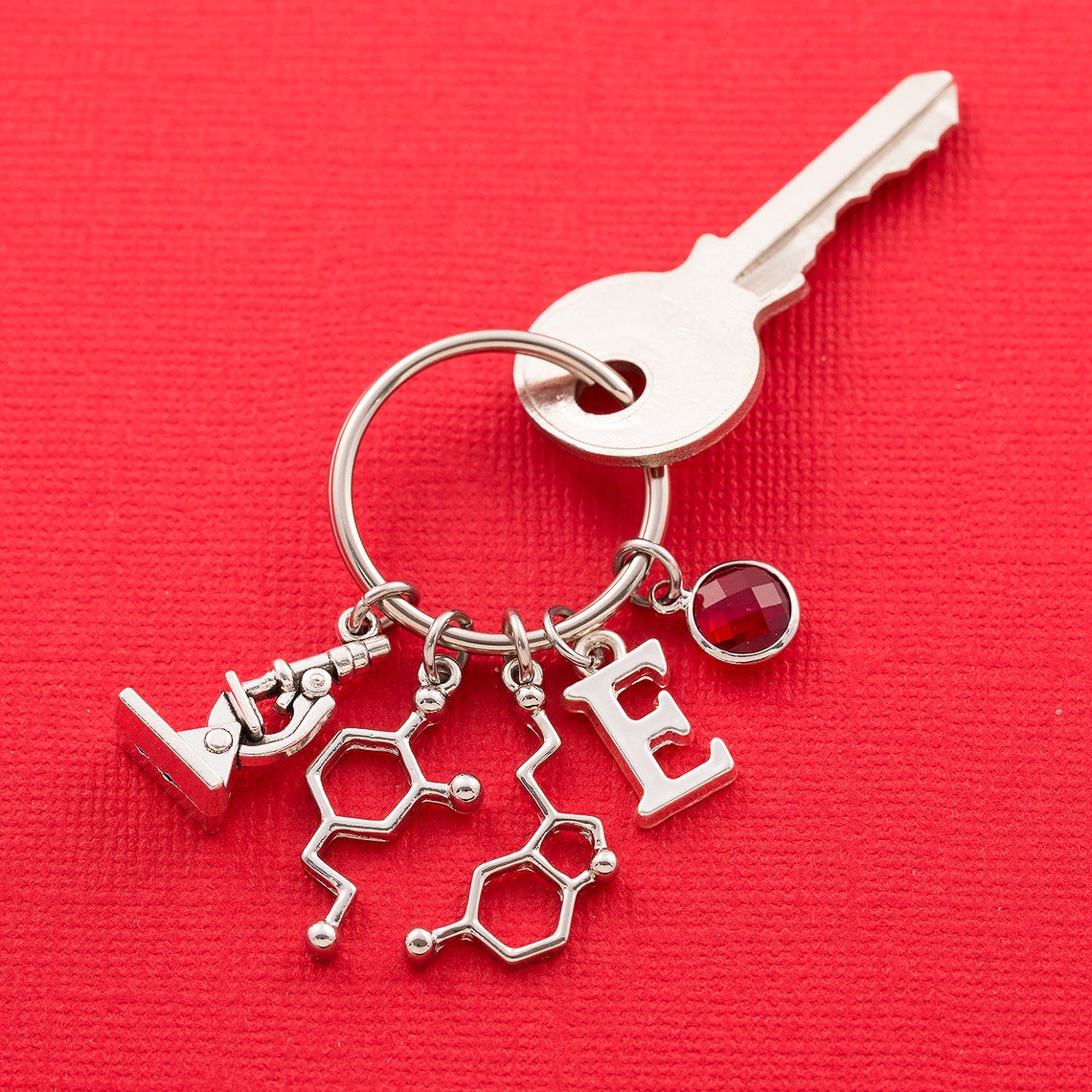 Personalized Microscope Keychain Microscope Keyring - Etsy UK