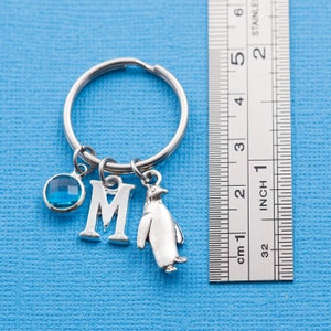 Personalized Penguin Keychain Penguin Keyring Personalized - Etsy UK