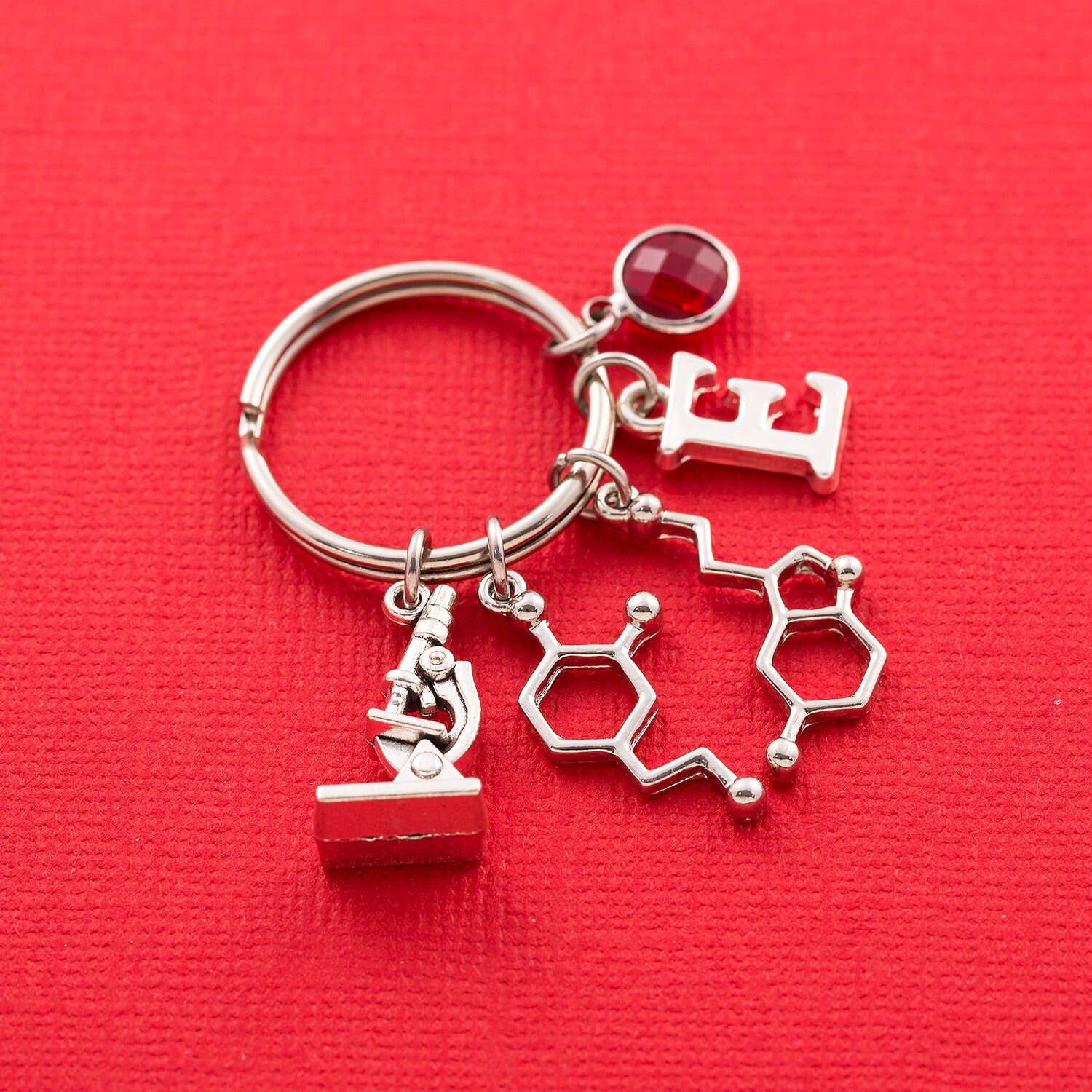 Personalized Microscope Keychain Microscope Keyring - Etsy UK
