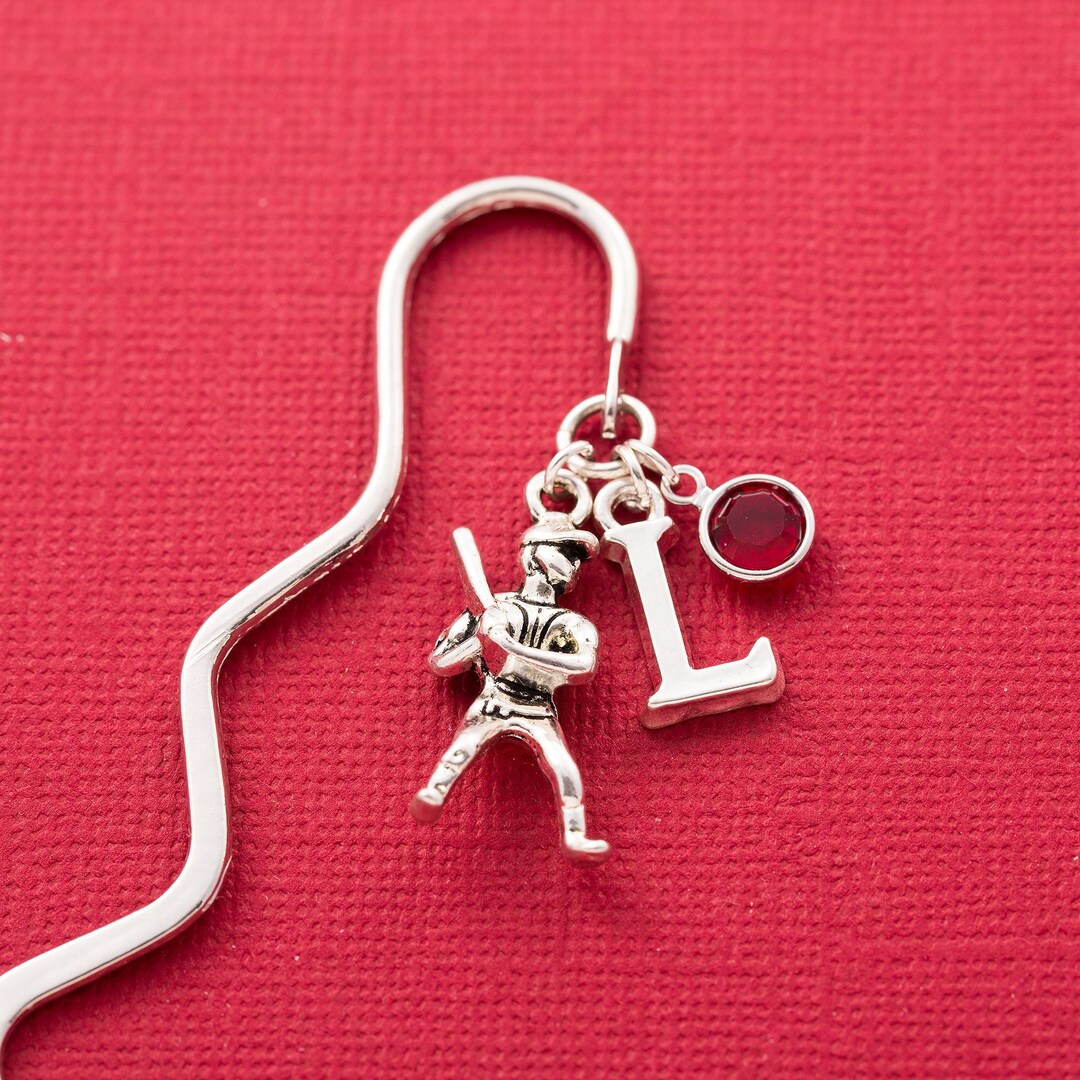 Baseball Player Bookmark, Personalised Bookmark, Personalised Gift ...