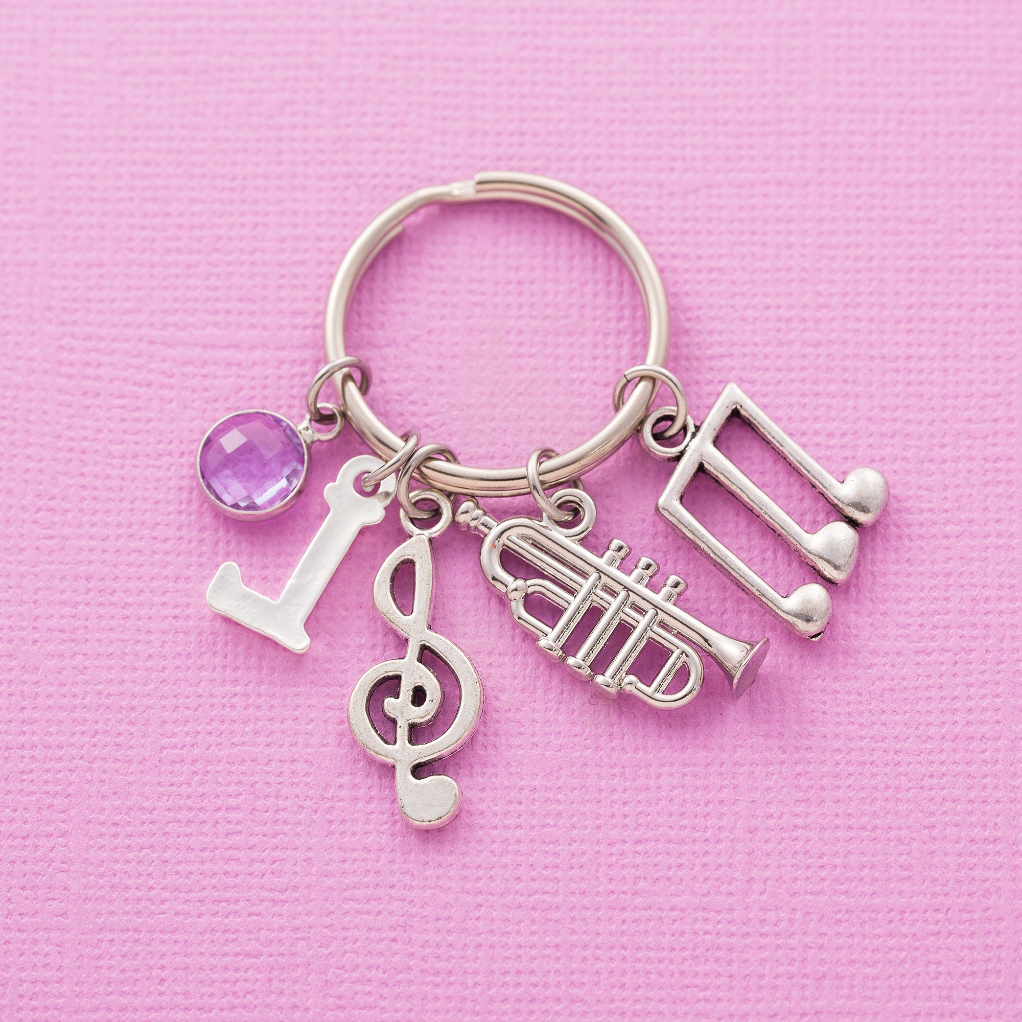 Personalized Trumpet Keychain Trumpet Keyring Trumpet Player - Etsy Sweden