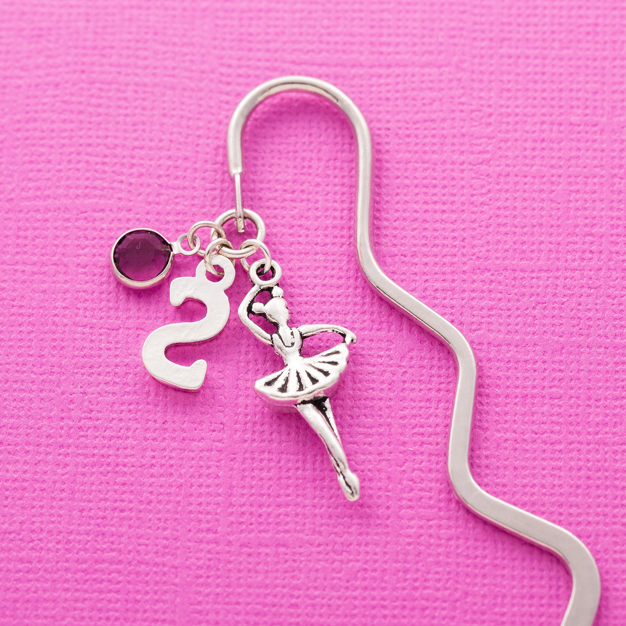 Personalised Ballerina Bookmark Ballet Dancer Gift Initial | Etsy