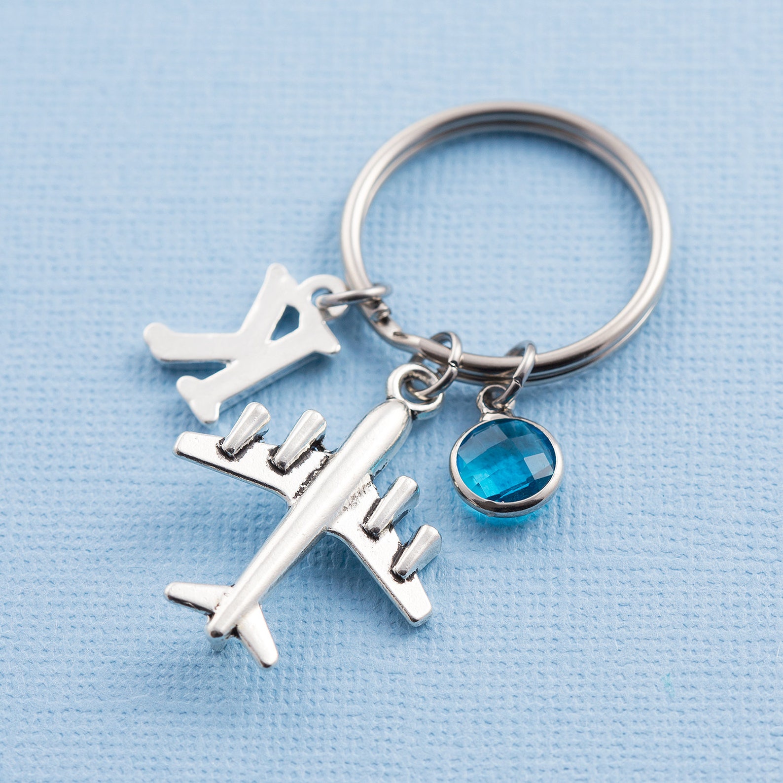 Personalized Airplane Keychain Aeroplane Keyring Custom | Etsy UK