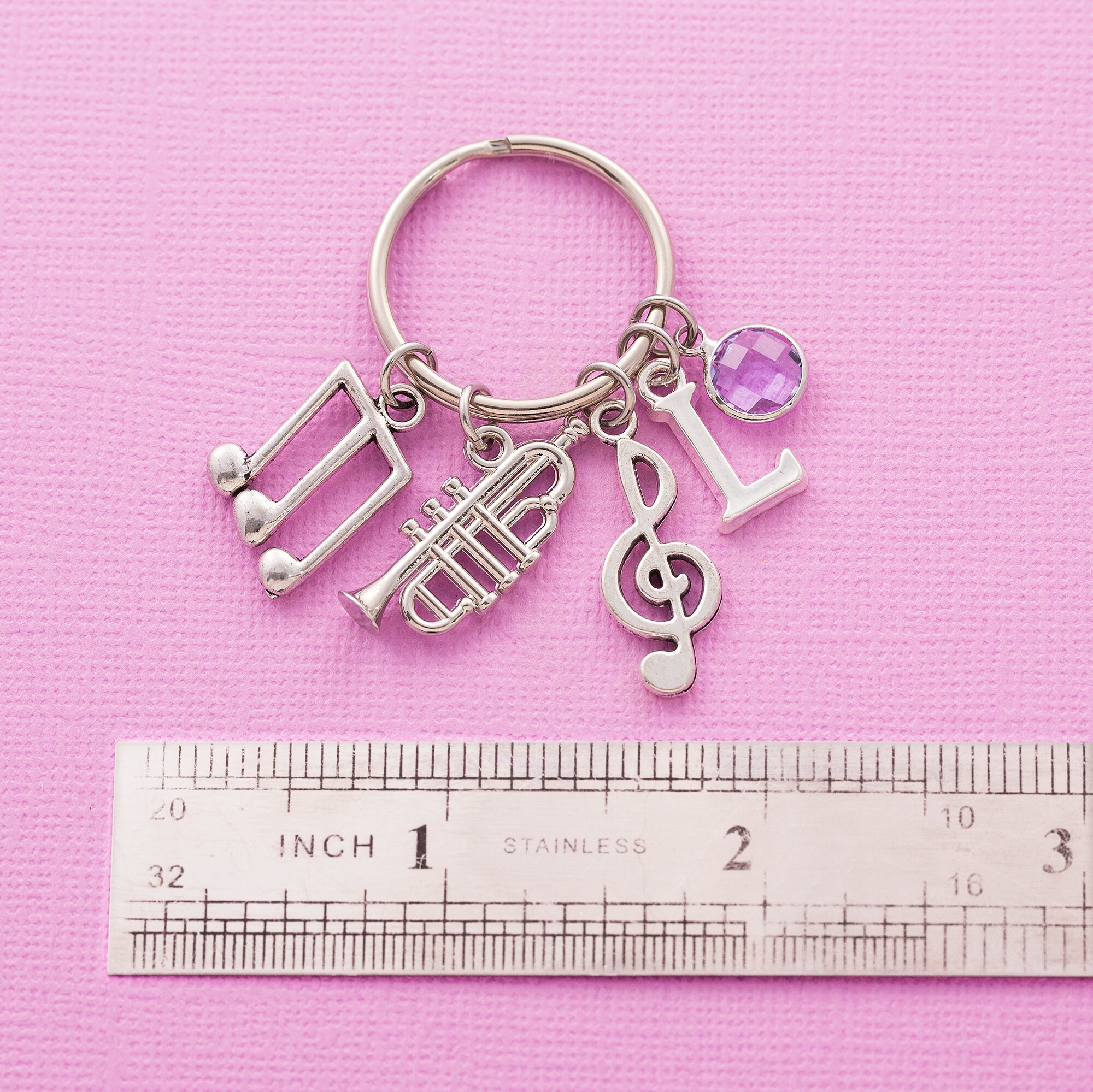 Personalized Trumpet Keychain Trumpet Keyring Trumpet Player - Etsy Sweden