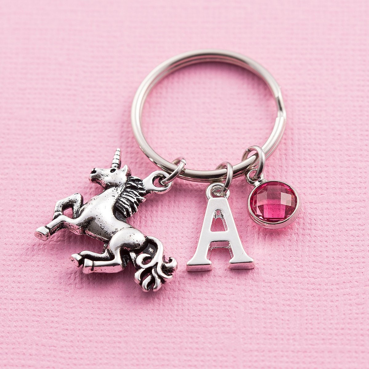 Unicorn keychain unicorn keyring personalized keyring | Etsy