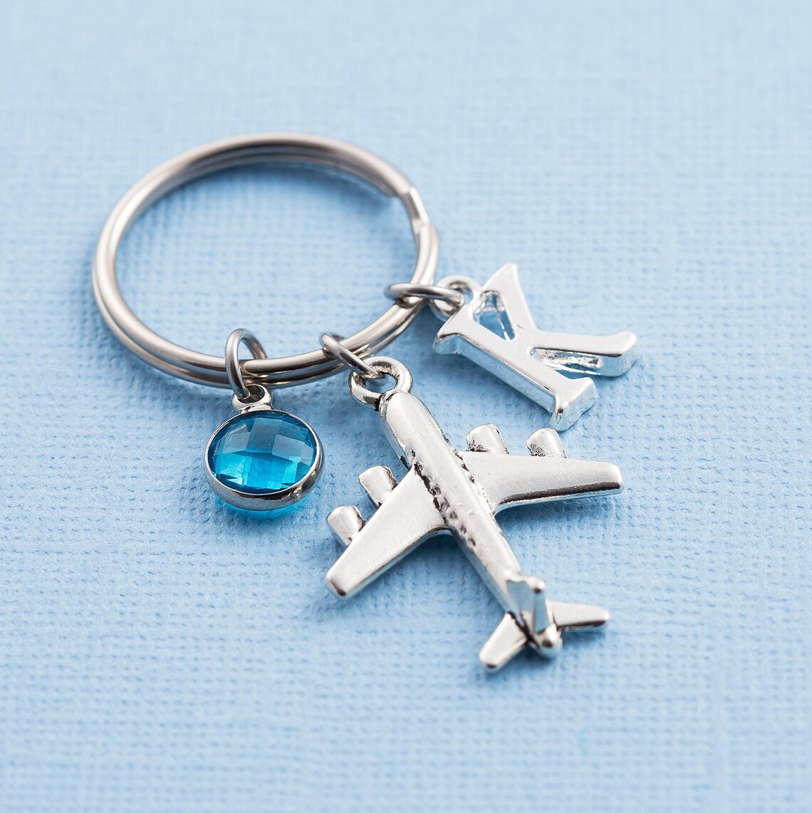 Personalized Airplane Keychain Aeroplane Keyring Custom | Etsy UK
