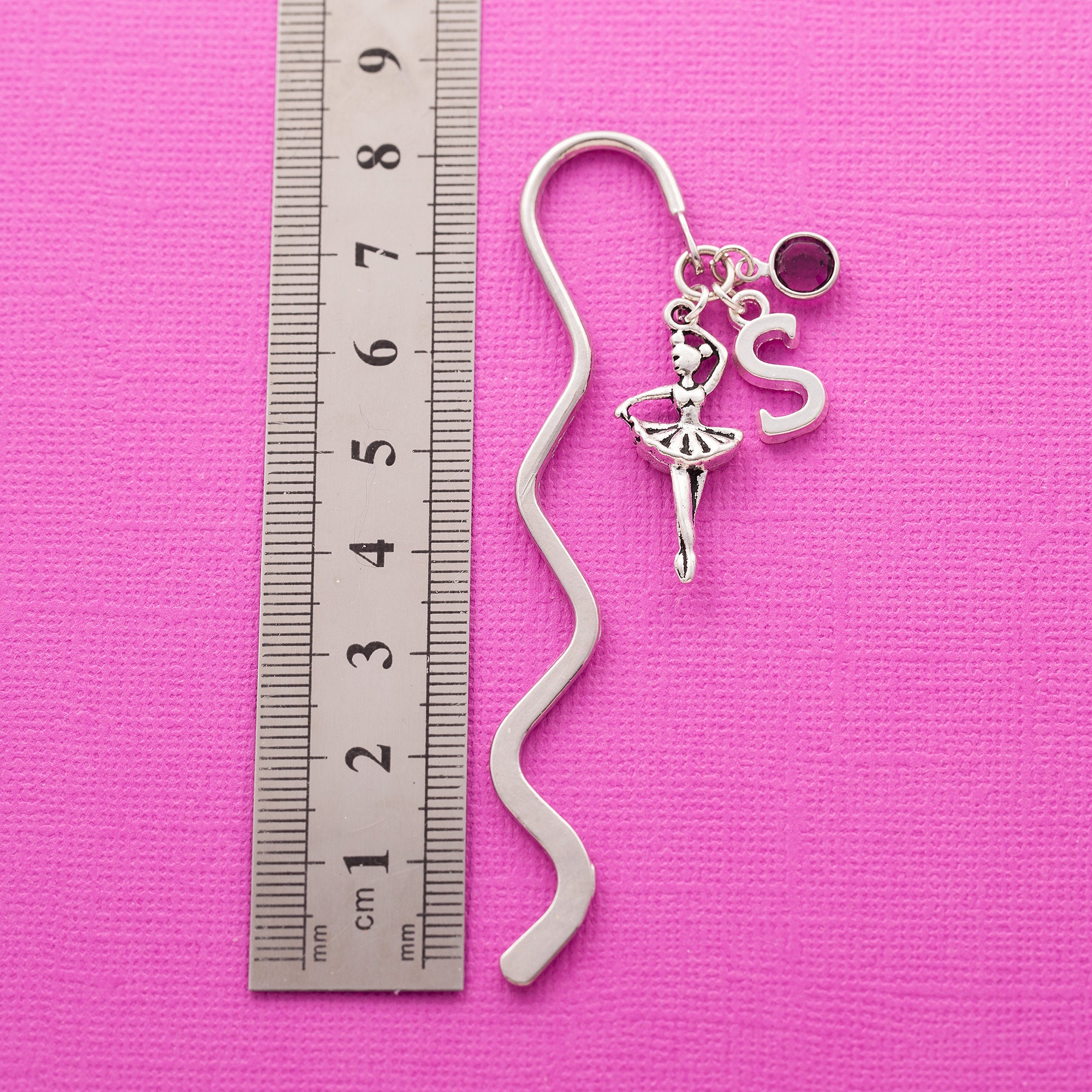 Personalised Ballerina Bookmark Ballet Dancer Gift Initial | Etsy
