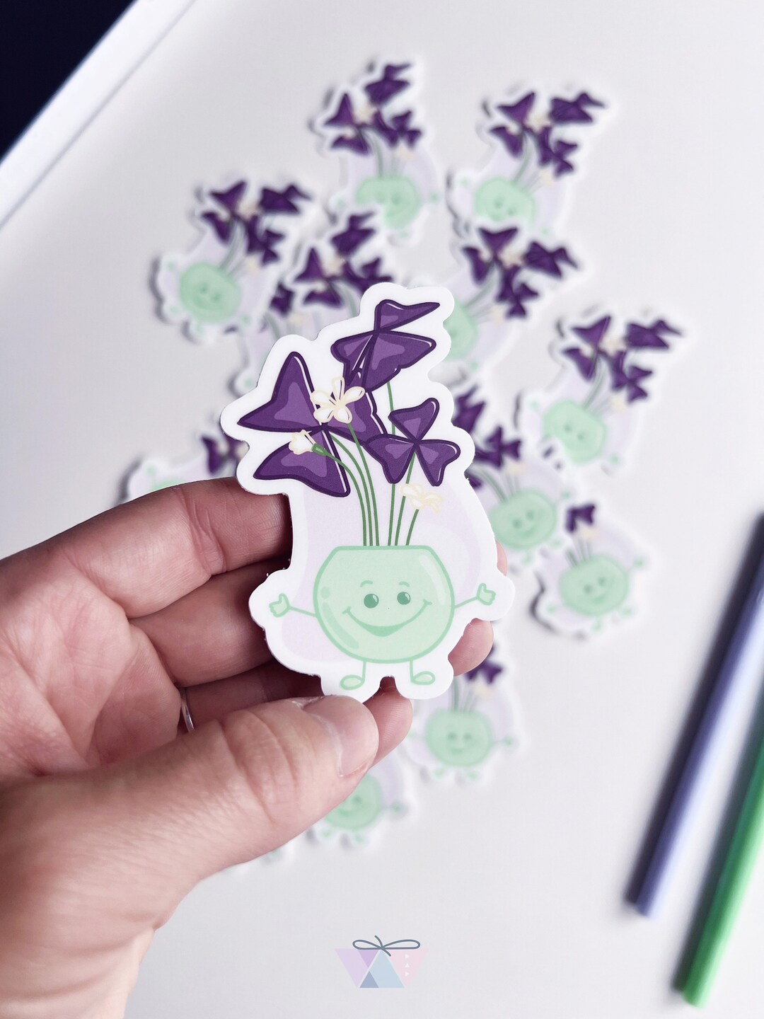 Oxalis - UNITARY Sticker | Small Format | Vinyl Sticker | Planner ...