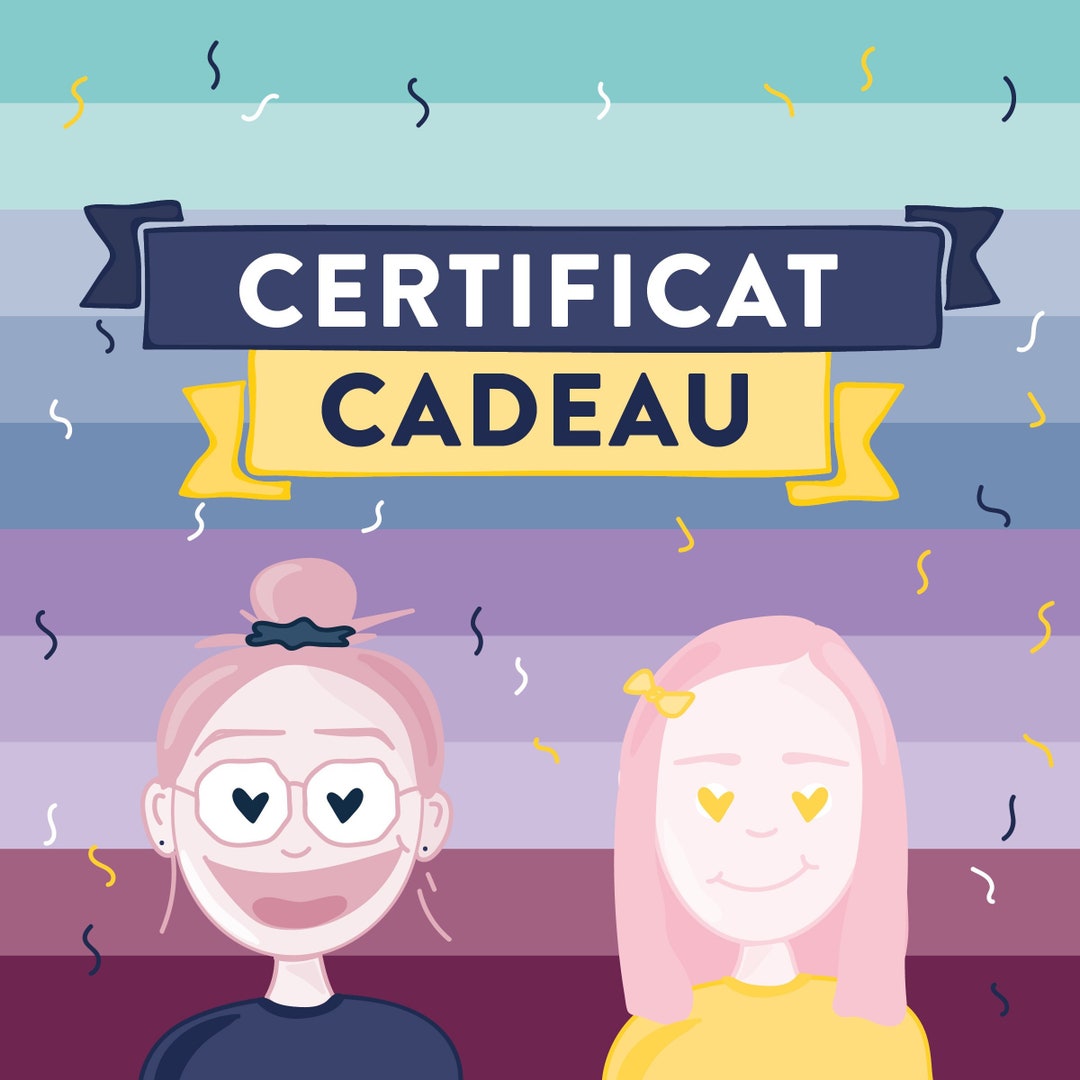Certificat Cadeau Pomme F Cadeau Boutique Etsy - Etsy.de