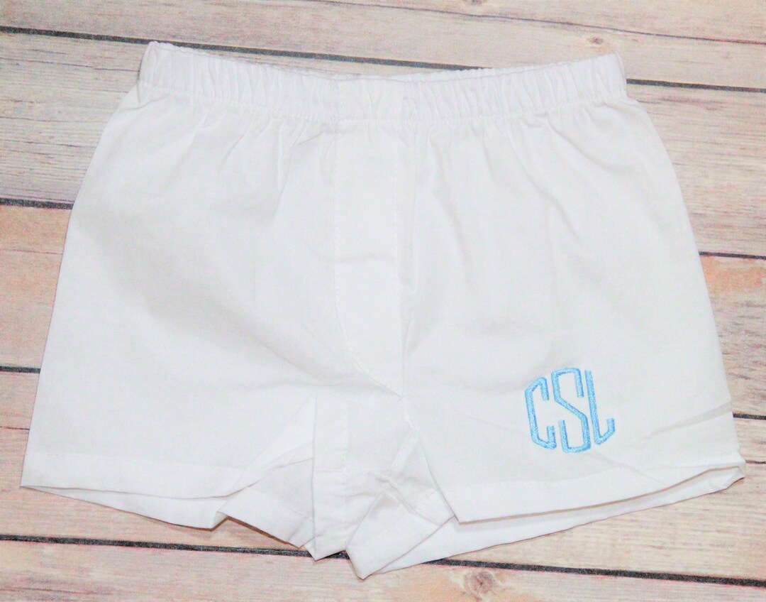 Baby Boy Monogrammed Boxers/diaper Cover Bloomers - Etsy