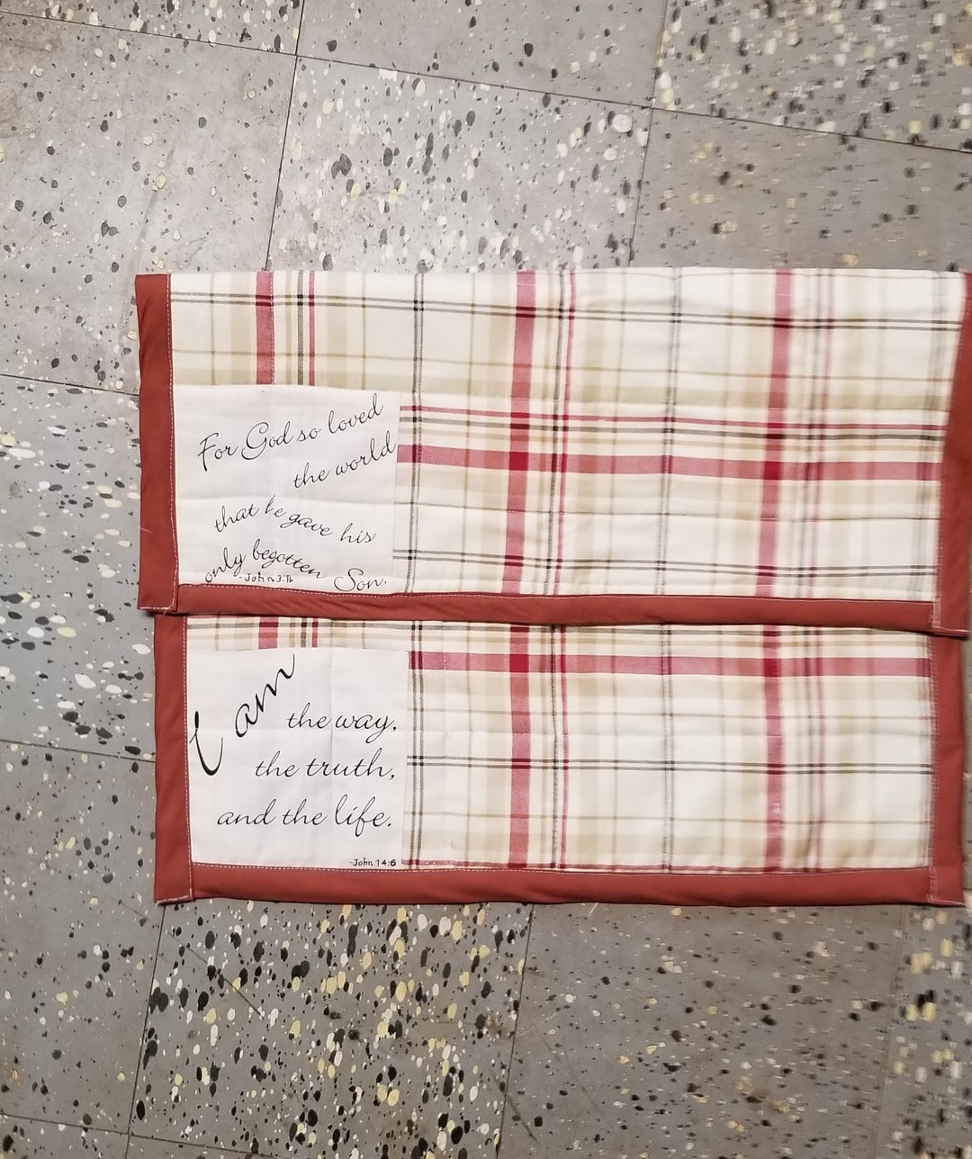 Placemats 2 With Bible Verses - Etsy