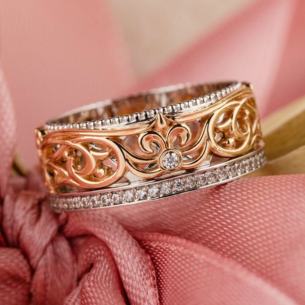 Filigree Wedding Band - Etsy