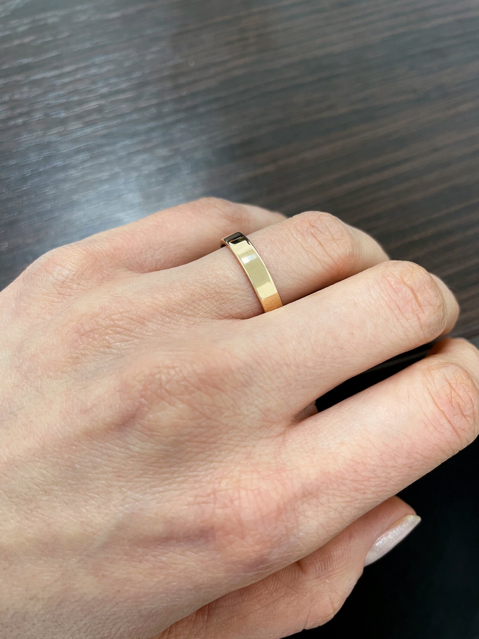 14k Gold Plain Classic Wedding Rings. Solid Gold Wedding Bands | Etsy