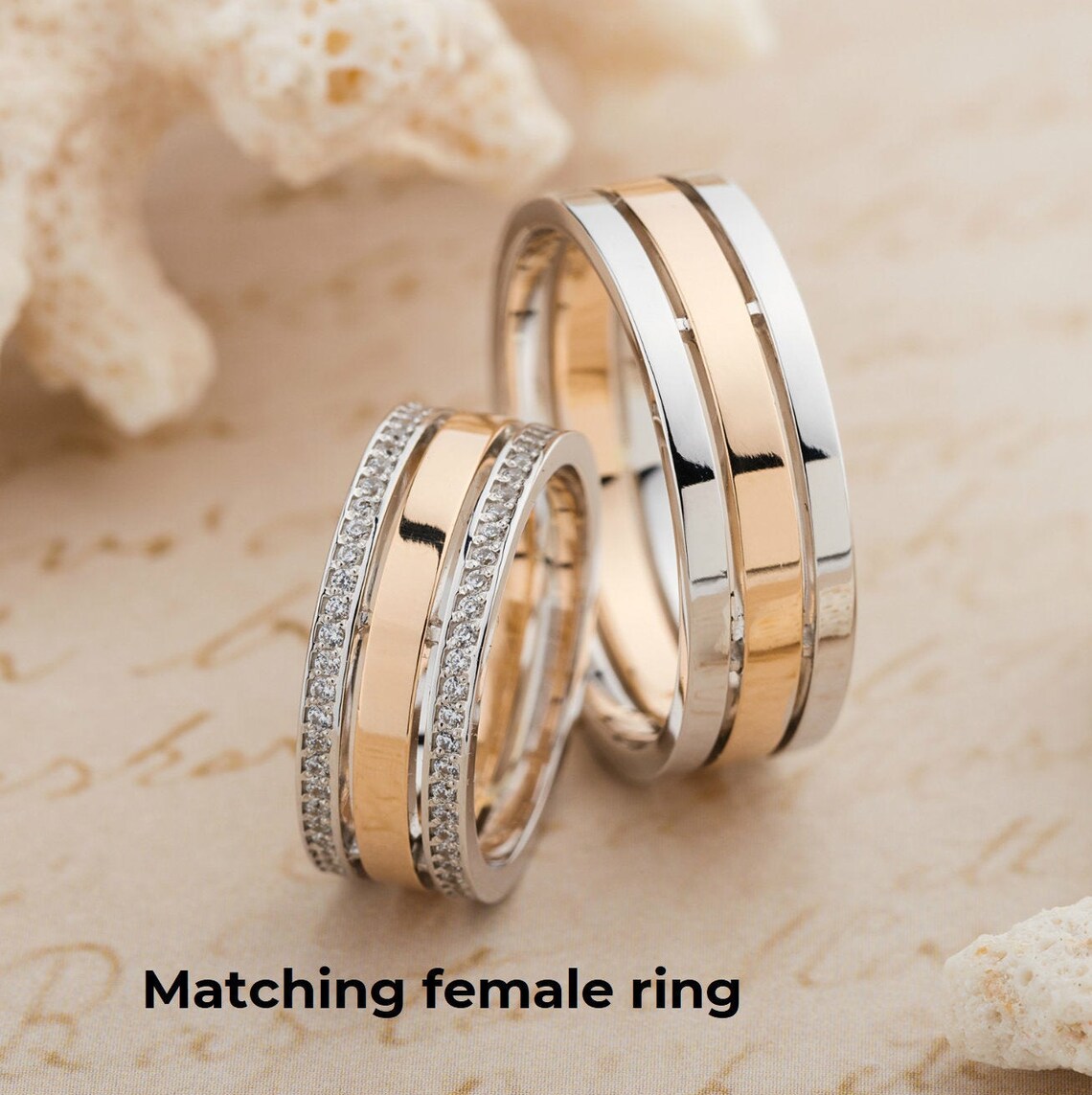 Men's Wedding Band Made of Solid 14k Gold. Mens Wedding | Etsy
