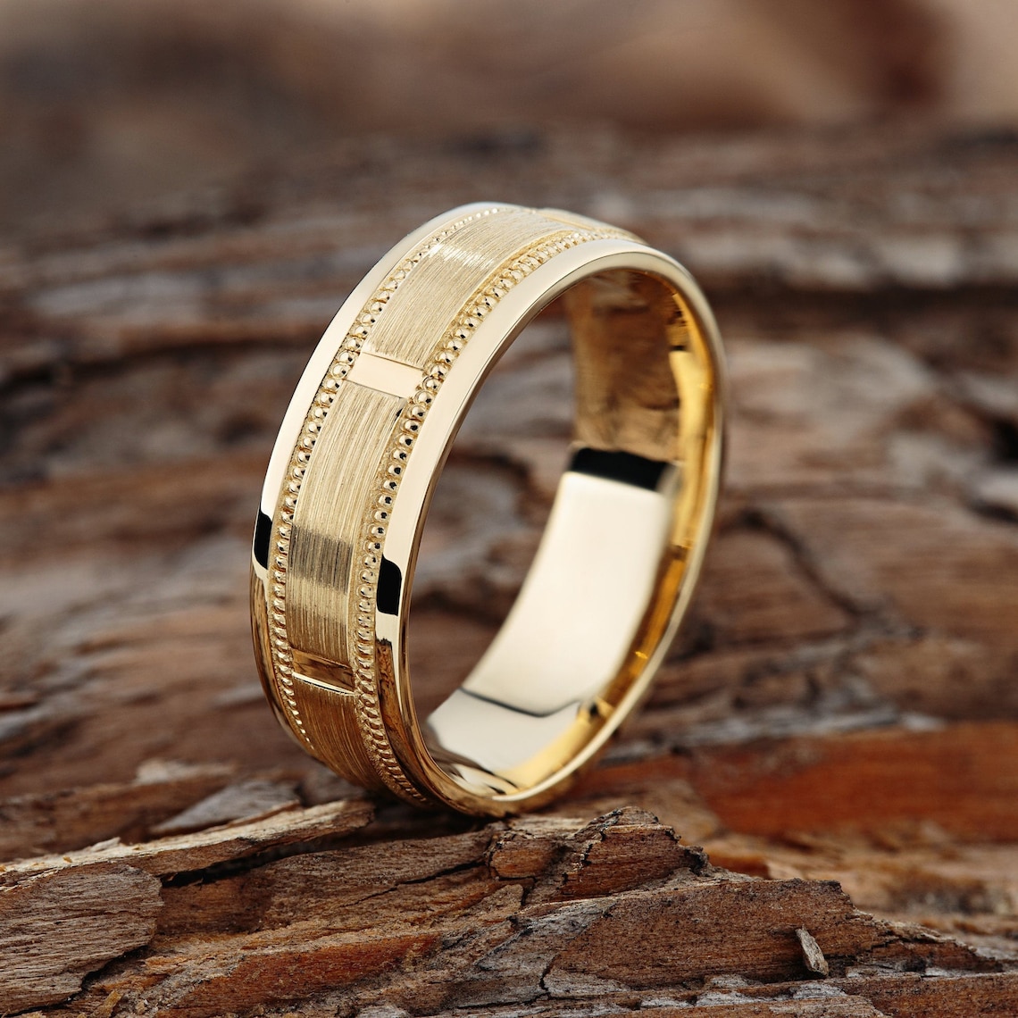 His and Her Wedding Rings Set. Gold Wedding Rings Set. Couple - Etsy