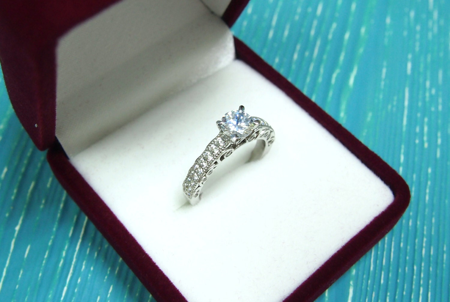 14k Gold Engagement Ring. Beautiful Engagement Ring. Proposal - Etsy Canada