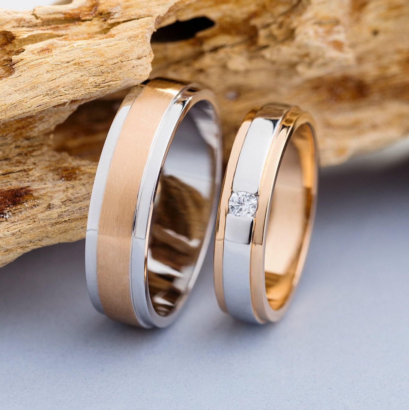 Matching Wedding Rings. Wedding Rings Set. Wedding Bands His - Etsy