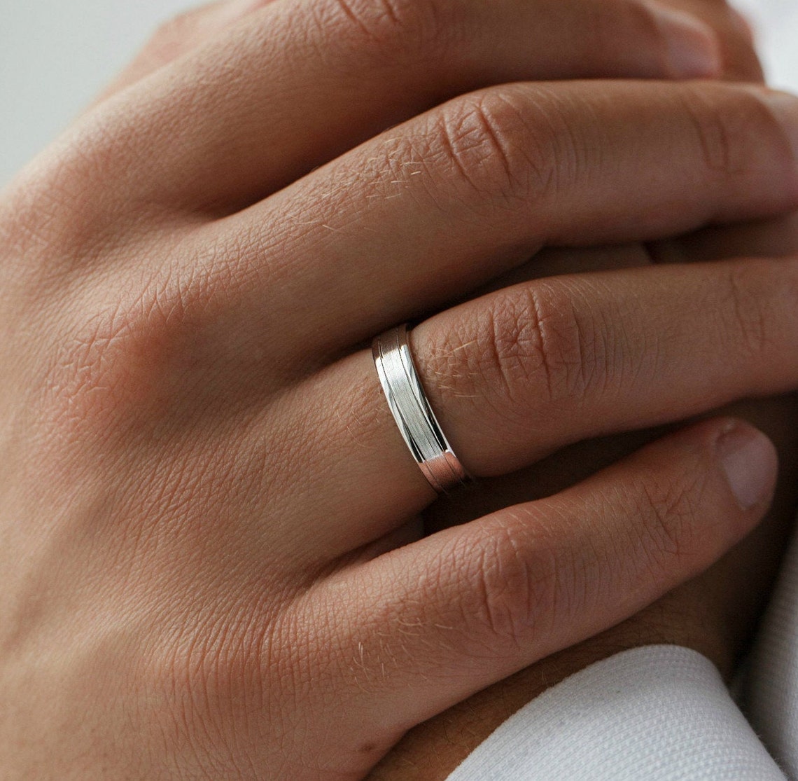 Men's Wedding Band Made of 14k Gold. Mens Wedding Ring. | Etsy