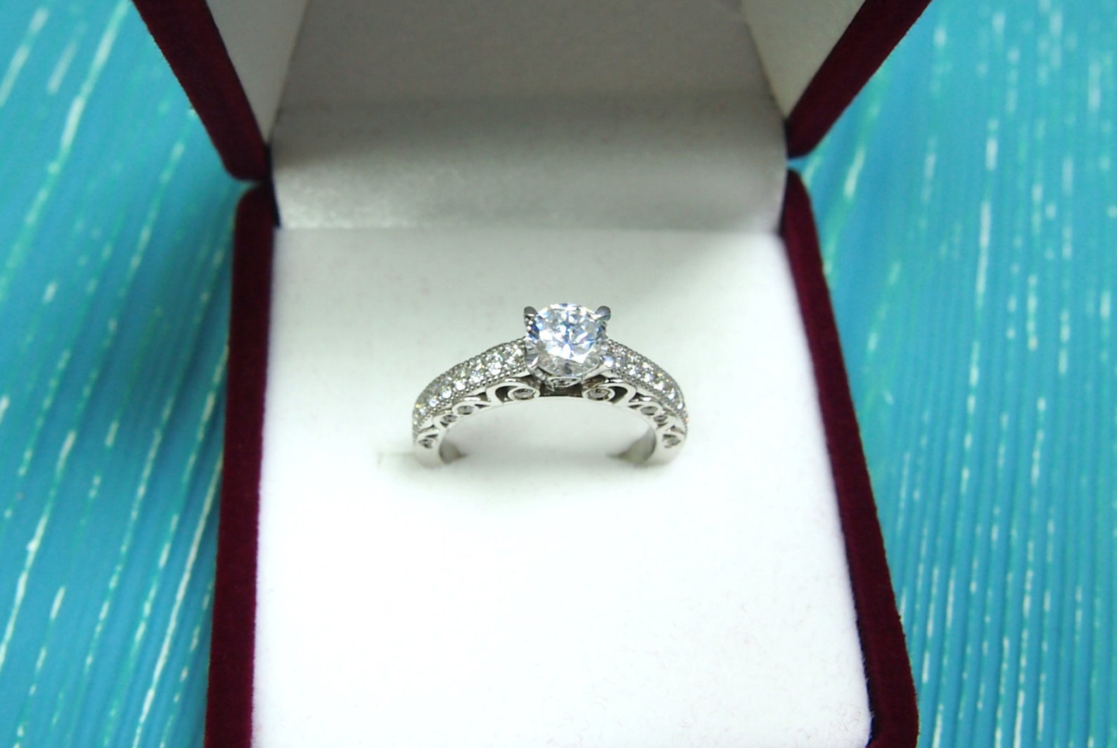 14k Gold Engagement Ring. Beautiful Engagement Ring. Proposal - Etsy Canada