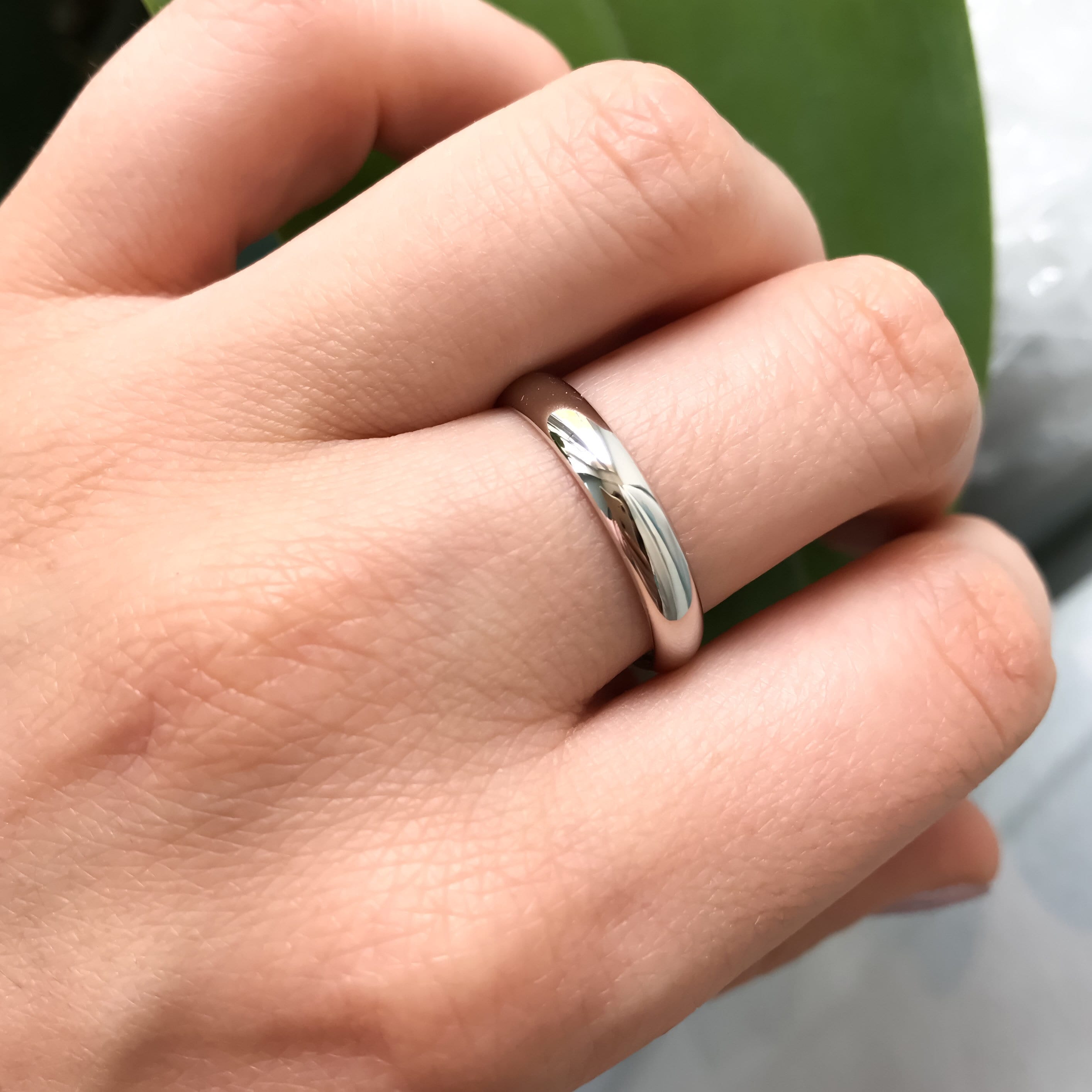 Diamond Platinum wedding bands. Platinum band. Platinum | Etsy