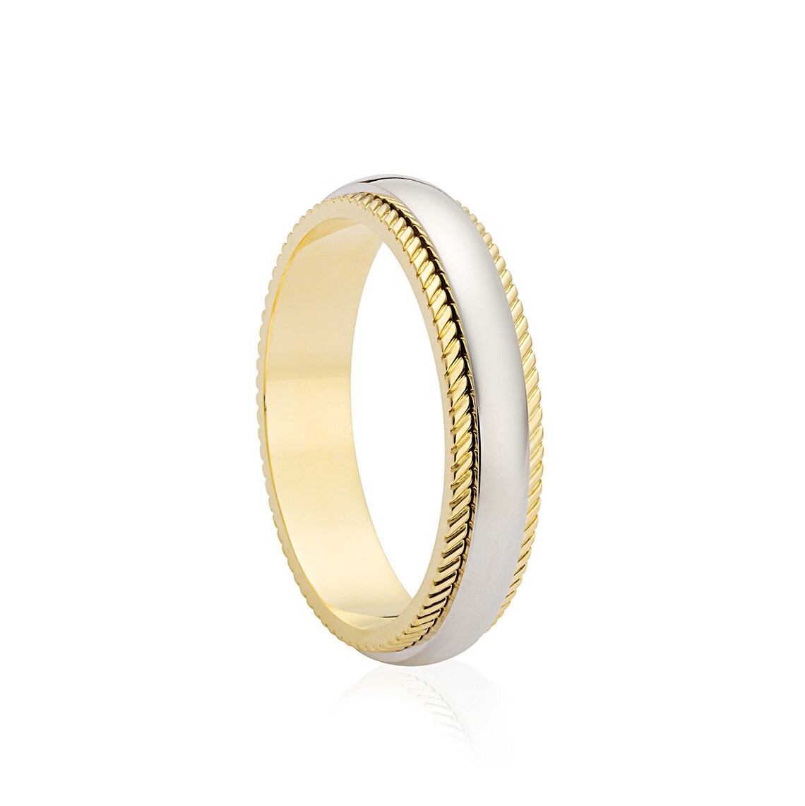 Milgrain Wedding Band. Milgrain Ring. Solid Gold Ring. Wedding - Etsy
