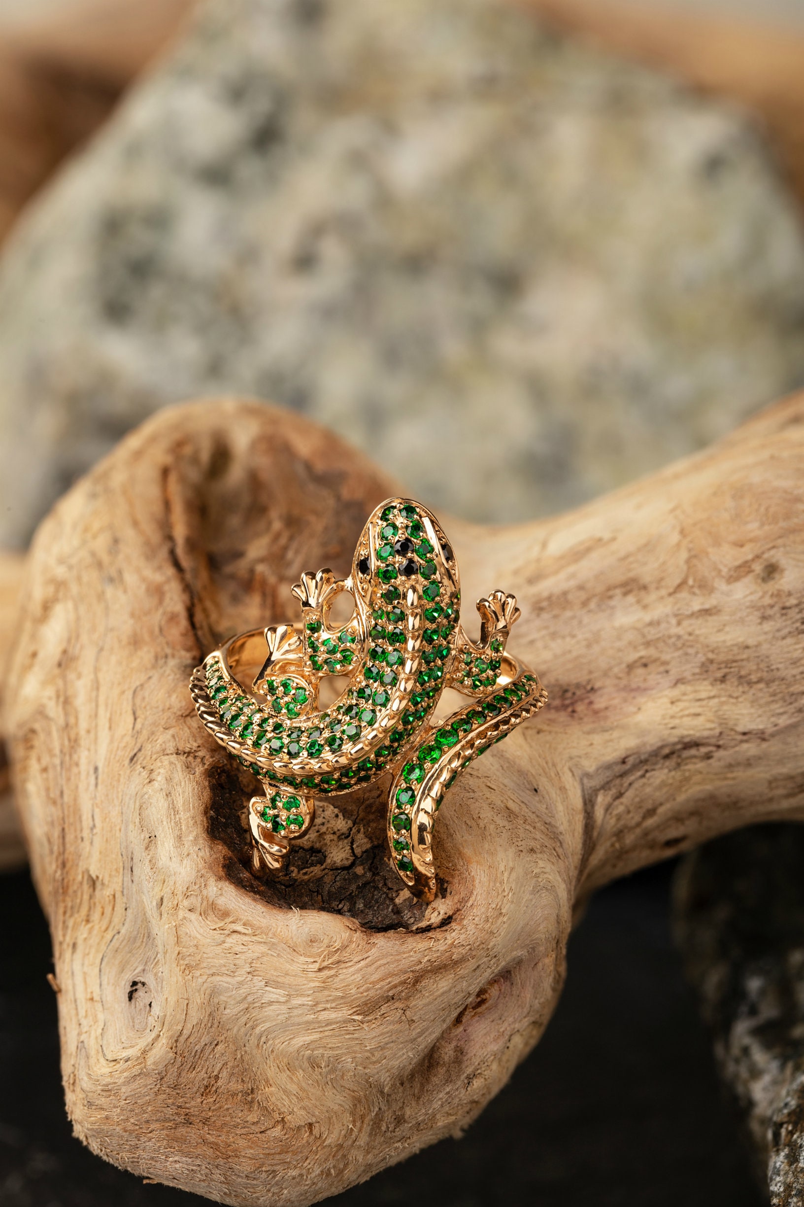 Gold Lizard Ring. Animal Ring. Statement Ring. Womens Rings. Ring for ...